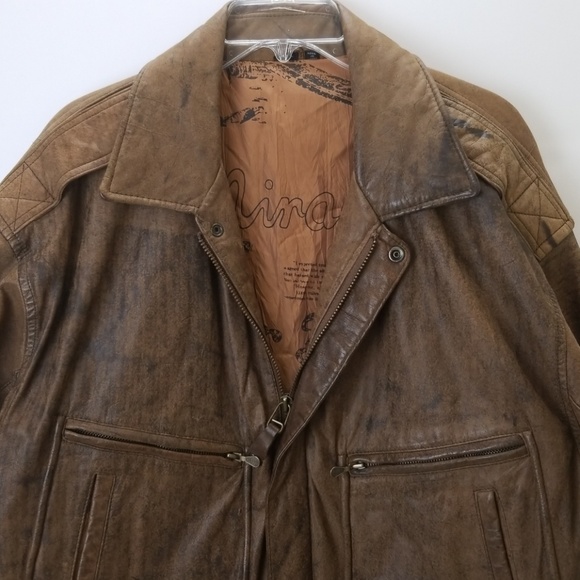 MIRAGE | Jackets & Coats | Vintage Mirage Genuine Leather Mens Jacket ...